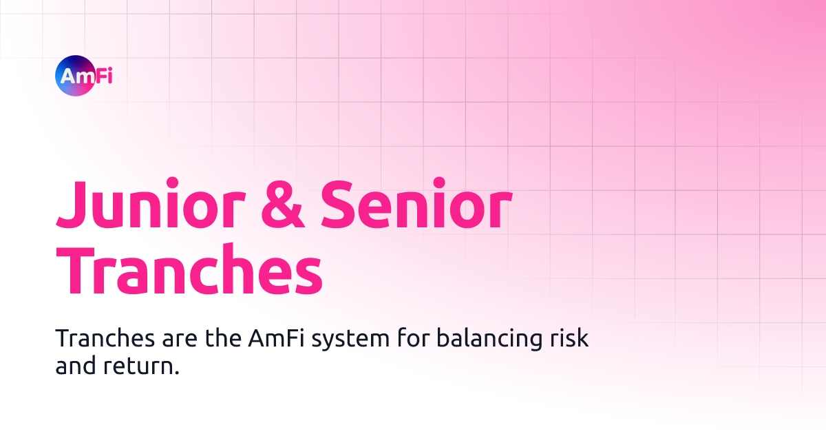Junior & Senior Tranches | AmFi Whitepaper