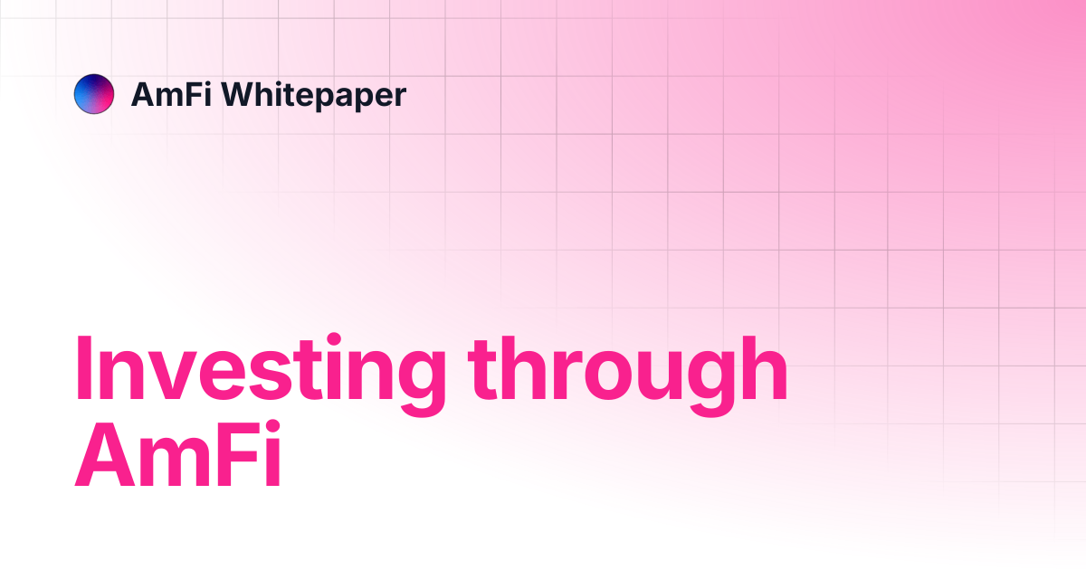 Investing through AmFi | AmFi Whitepaper
